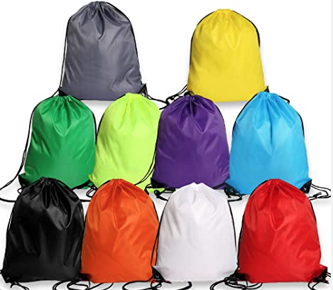 Custom School Draw String Bags - schoolprintedproducts.com