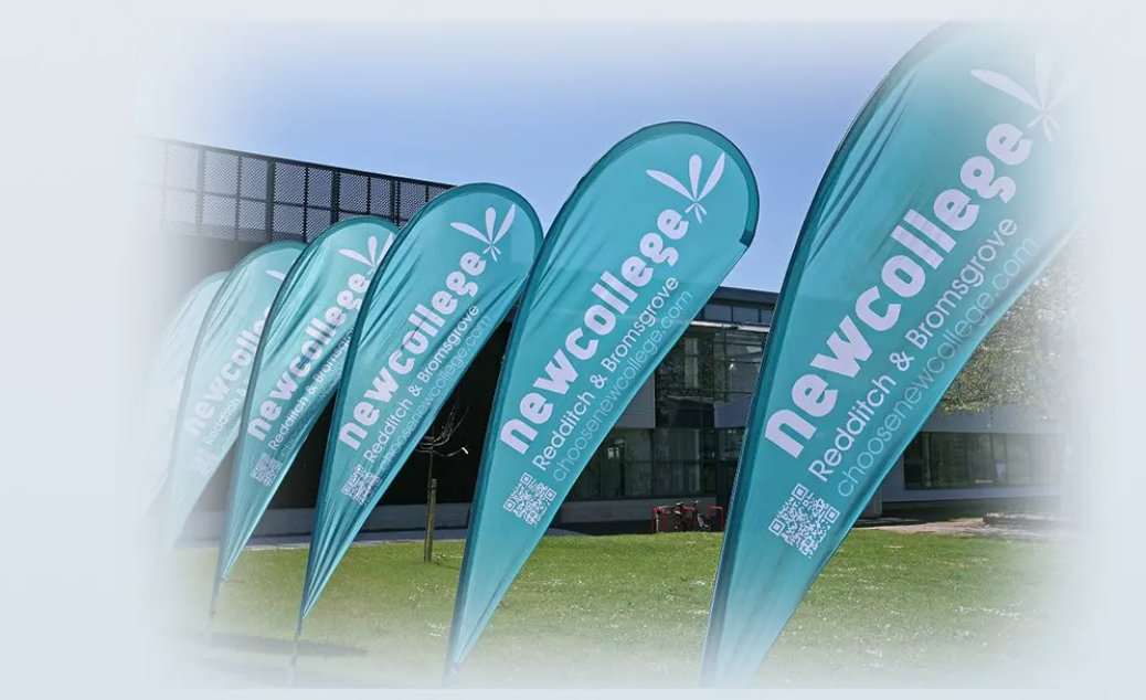 Custom School Flags - schoolprintedproducts.com