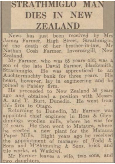 Thomas Todd – Kilchattan, Isle of Bute, Scotland to New Zealand ...