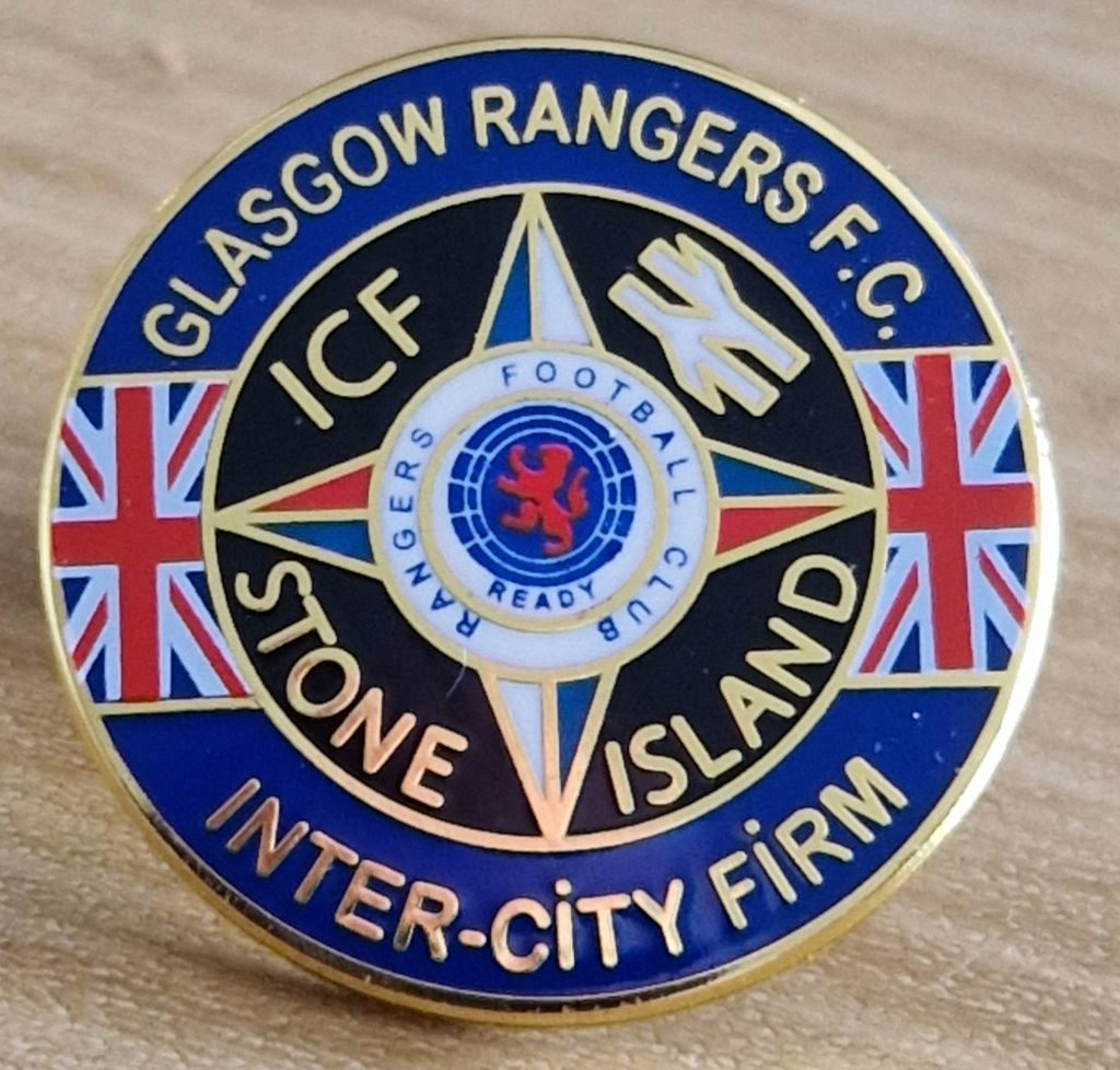 Rangers icf stone Island badge no 21 | Scottish Football Memorabilia