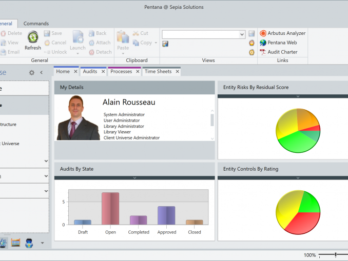 Pentana audit software configuration and setup - Sepia Solutions