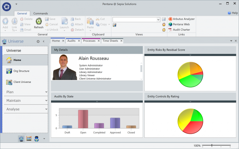 What is the Pentana interface like? - Sepia Solutions