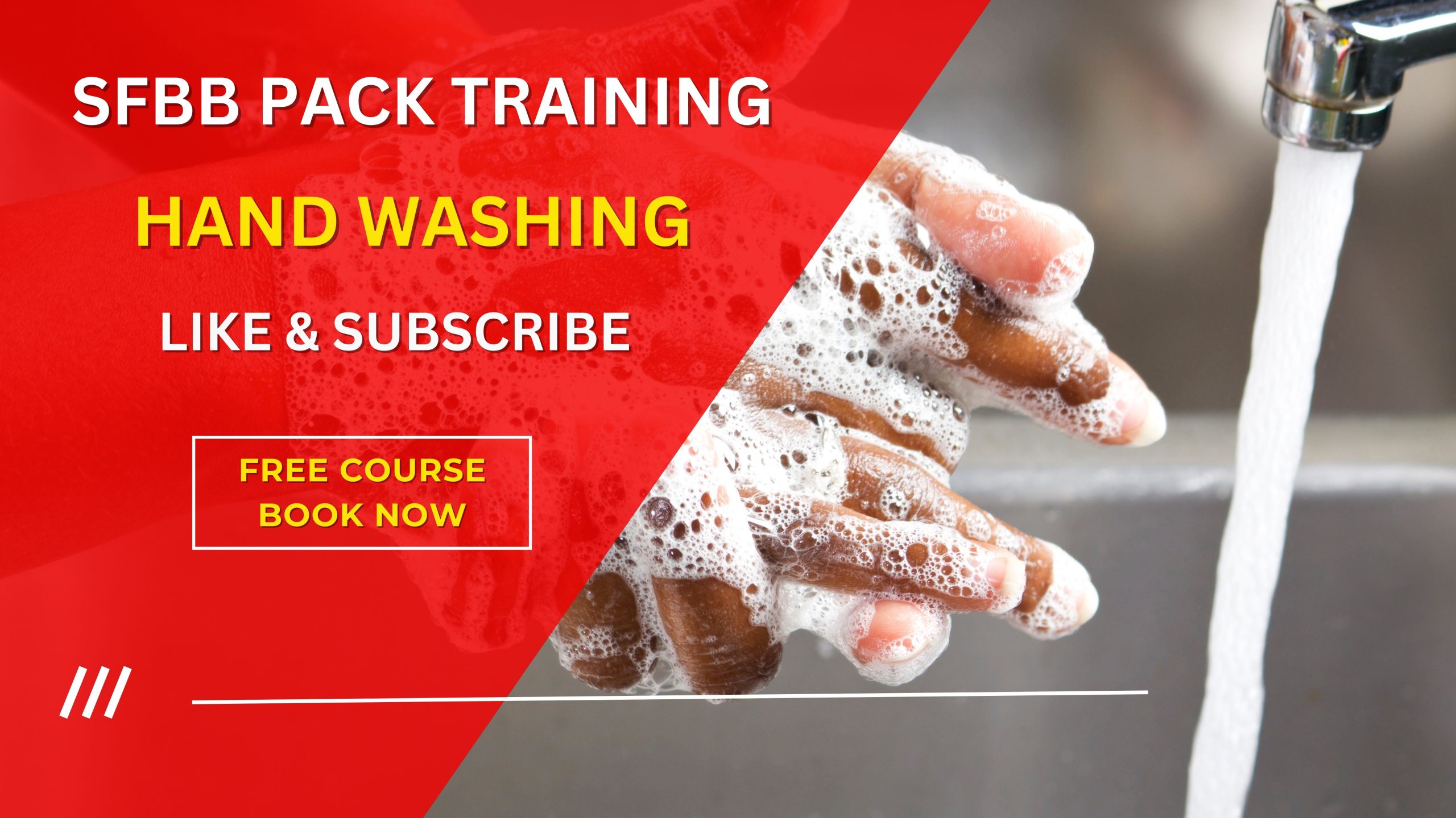 How To Wash Your Hands Safely | SFBB Pack Training Part 1 - SFBB TRAINING