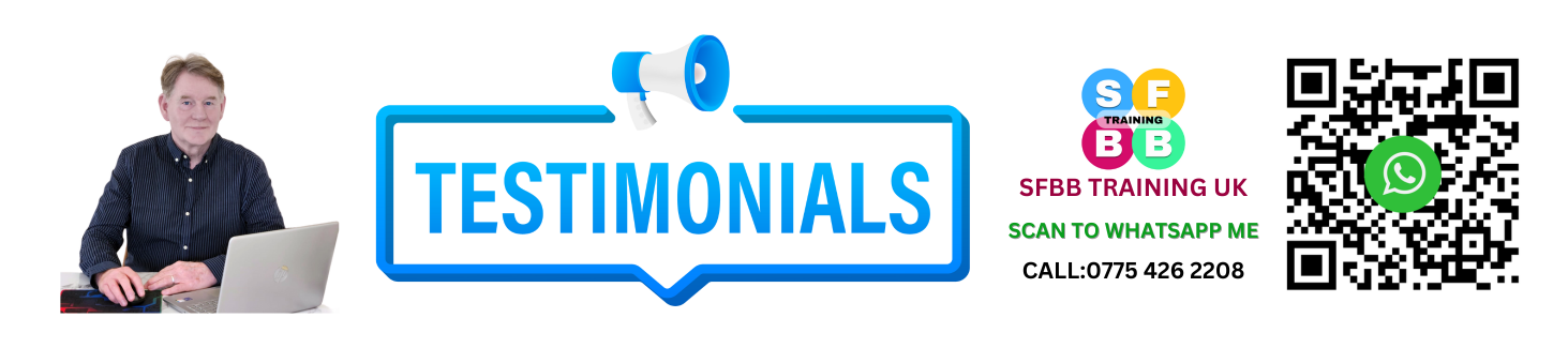 SFBB Training Testimonials - SFBB TRAINING