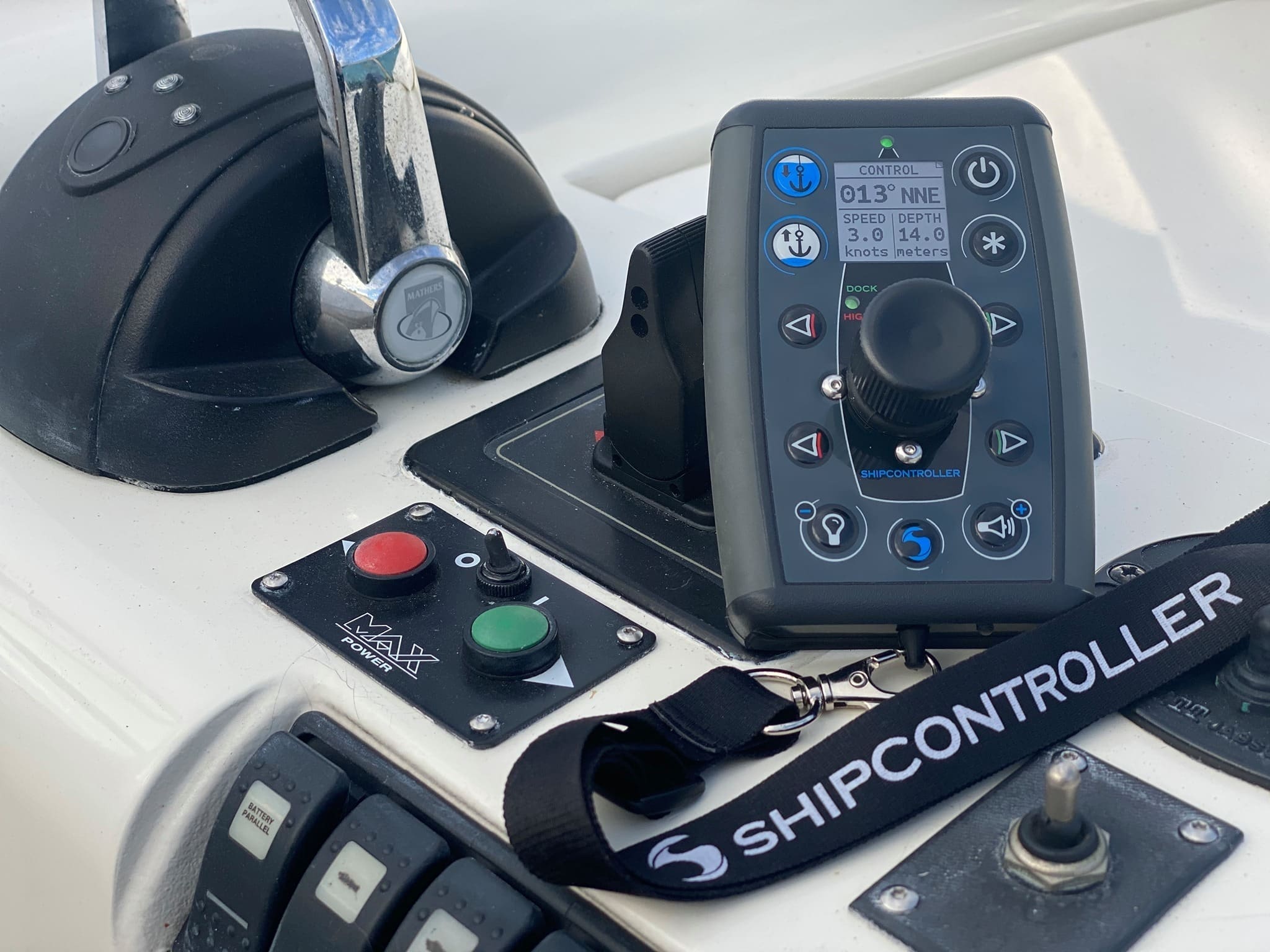- ShipController Danmark Yacht remote til trådløs styring af din båd