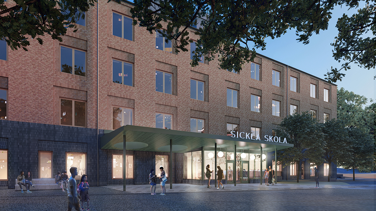 Sickla skola rustas upp och moderniseras - Hammarby Sjöstad