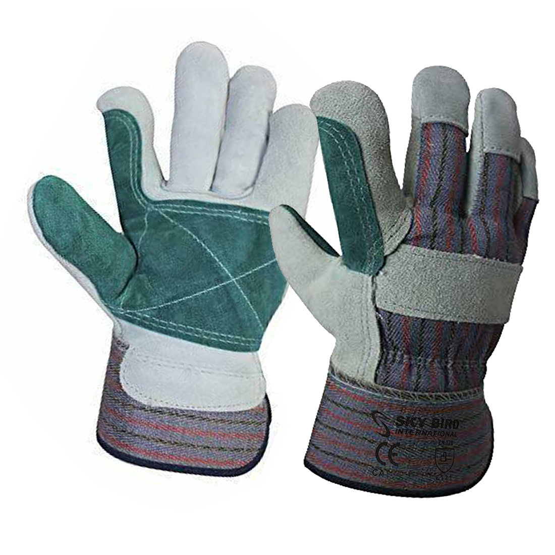 Double Palm Canadian Rigger Work Gloves Exporter in Sialkot – Skybird ...