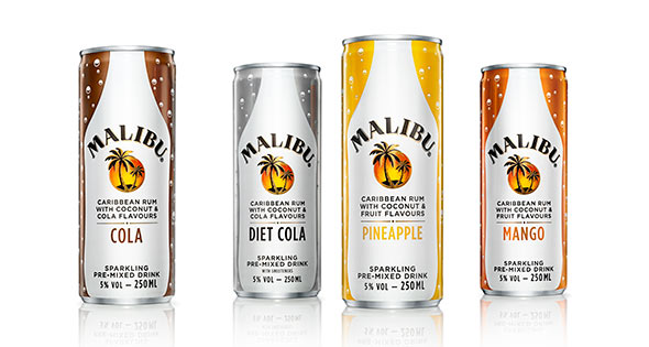 Malibu adds Diet Cola to pre-mixed range - Scottish Local Retailer