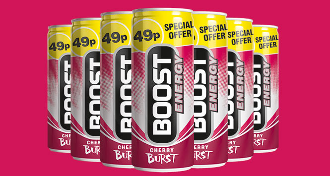 Boost bursts cherry - Scottish Local Retailer