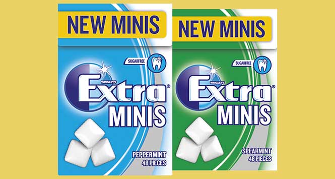 Extra Minis: a new small chew from Mars Wrigley - Scottish Local Retailer