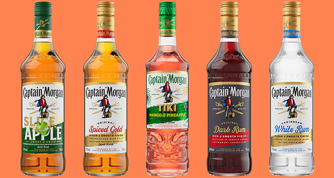 Captain Morgan spices up range with new label design - SLR magazine