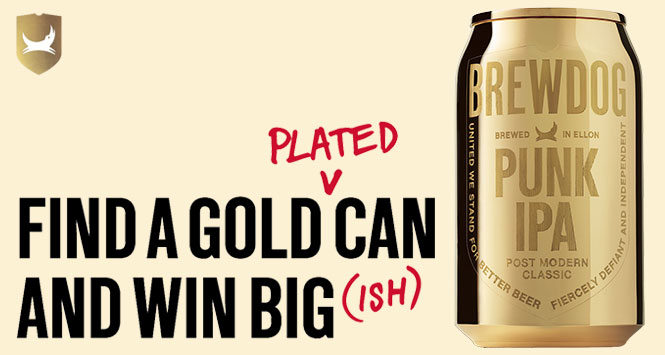 Brewdog revives ill-starred gold can comp - SLR magazine