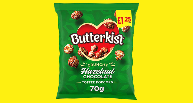 Butterkist unveils Crunchy Hazelnut Chocolate variant - SLR