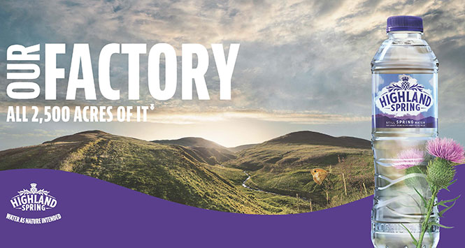 Highland Spring is 'water as nature intended’ - Scottish Local Retailer