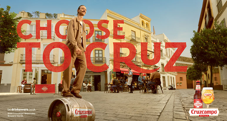Cruzcampo campaign rolls out – literally - Scottish Local Retailer