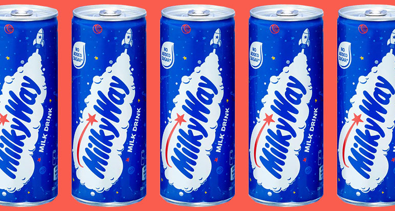 Milky Way milk drink comes in cans - Scottish Local Retailer
