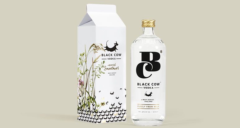 Black Cow vodka now comes in milk cartons - Scottish Local Retailer