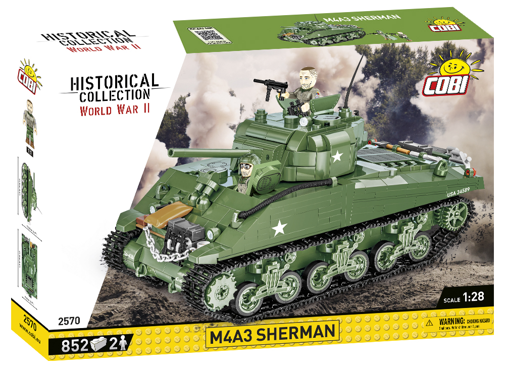COBI 2570 M4A3 Sherman - Snoopy's Brick Shop