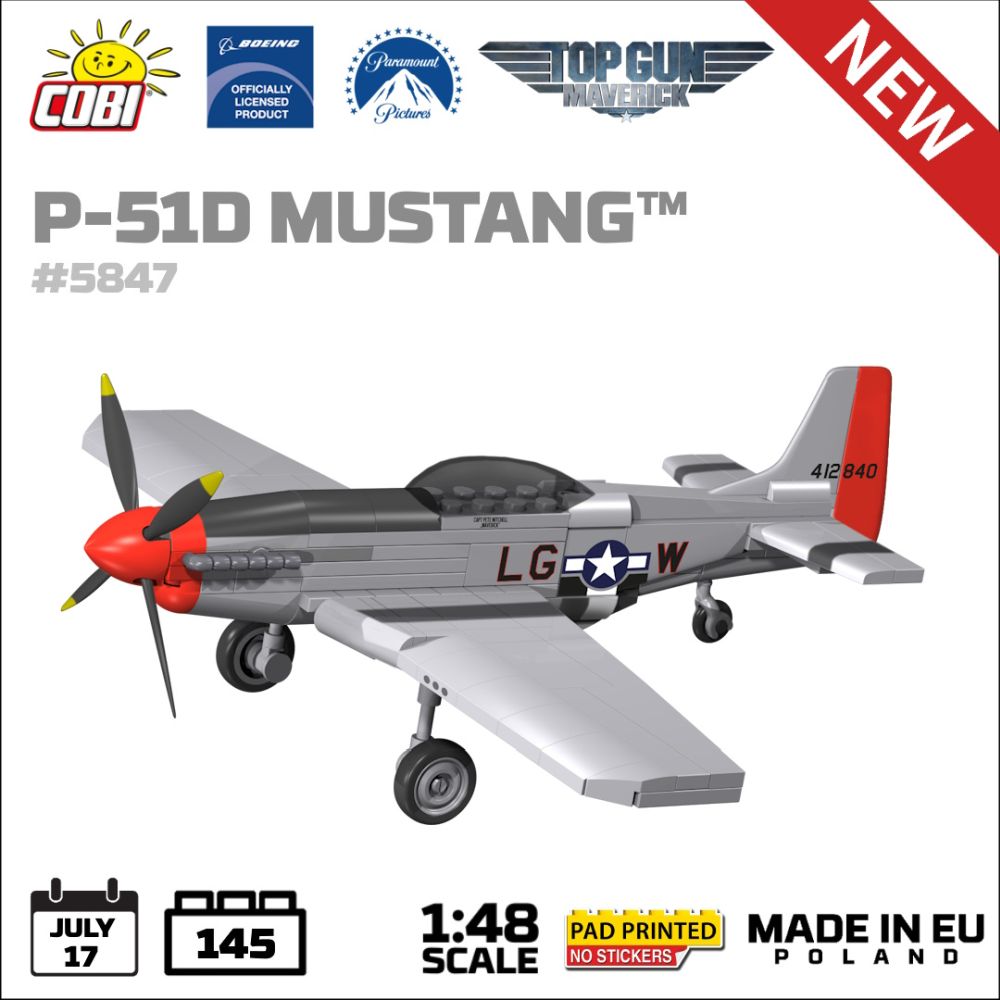 COBI 5847 P-51D Mustang (1:48) - Snoopy's Brick Shop