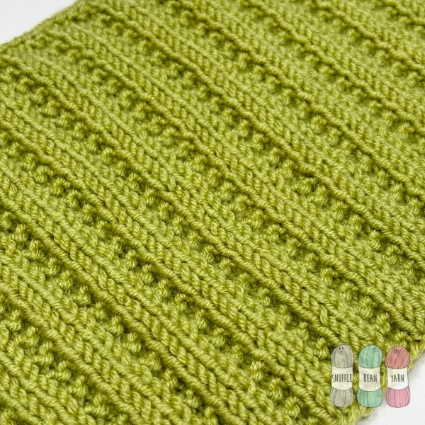 How to Knit Garter Rib Stitch [Free Video Tutorial & Written Pattern ...
