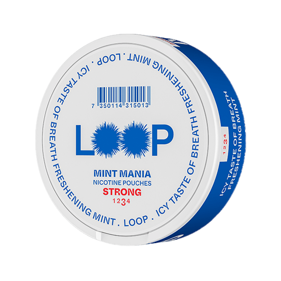 Loop Mint Mania Strong All White - Snushandel.se – Billigt snus här!