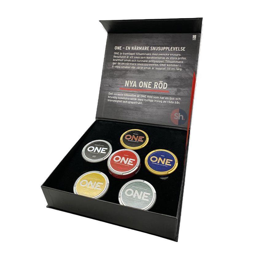One Snus 6-Pack Present Box - Snushandel.se