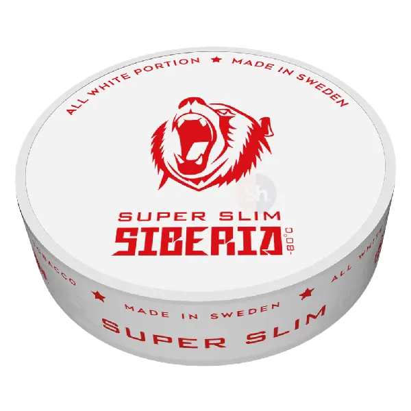 SIBERIA Super Slim Extremely Strong All White – Snushandel.se