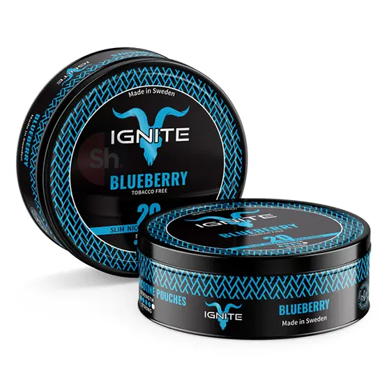 IGNITE Nikotinpåsar Blueberry – Snushandel.se