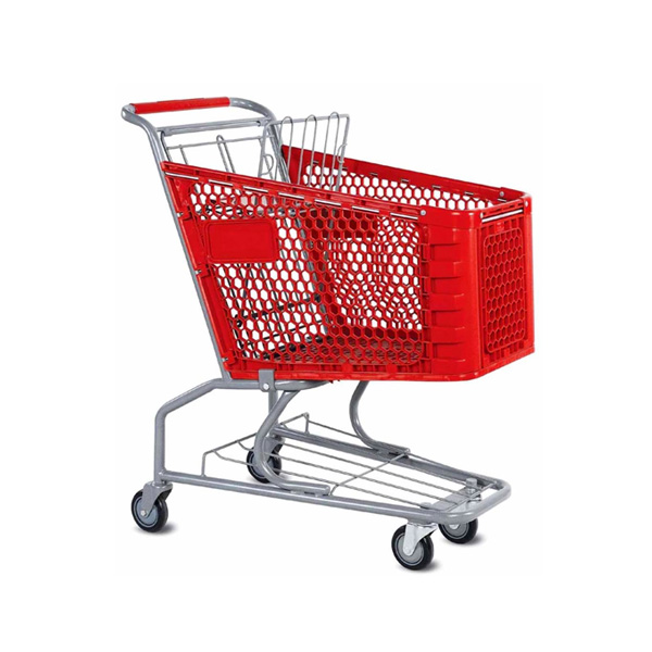 Plastic Trolley Red 180L - SoluRack