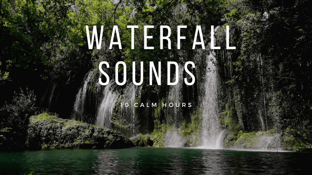 Waterfall Natural Sounds – Birds Chirping, Insects, and Water Flowing ...