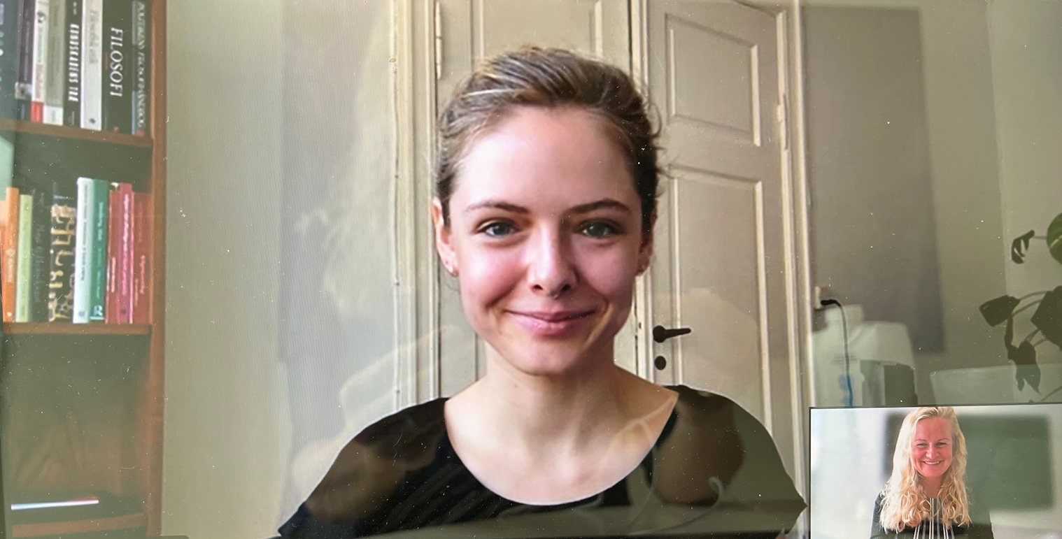 August: Interviewet af praktikant fra Kirkeministeriet og ...