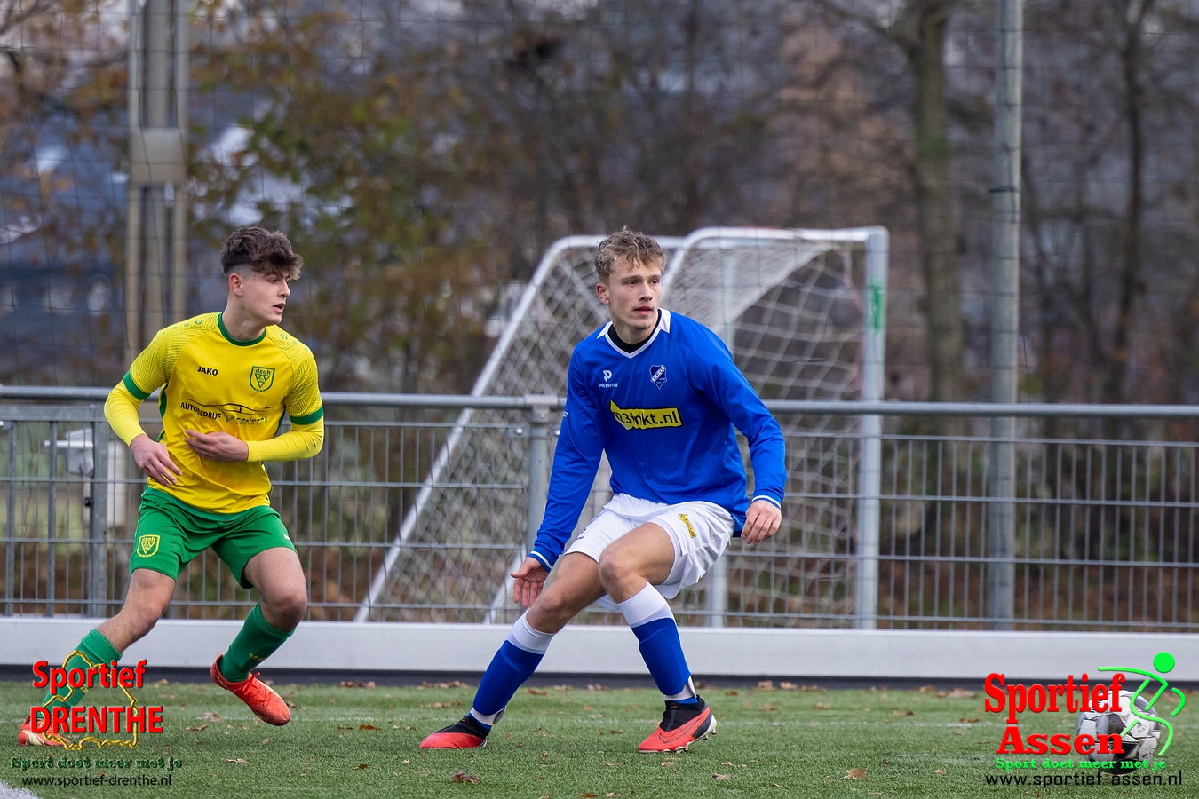 VV LEO JO19-1 vs DZOH JO19-2 2 december 2023 | Sportief Assen