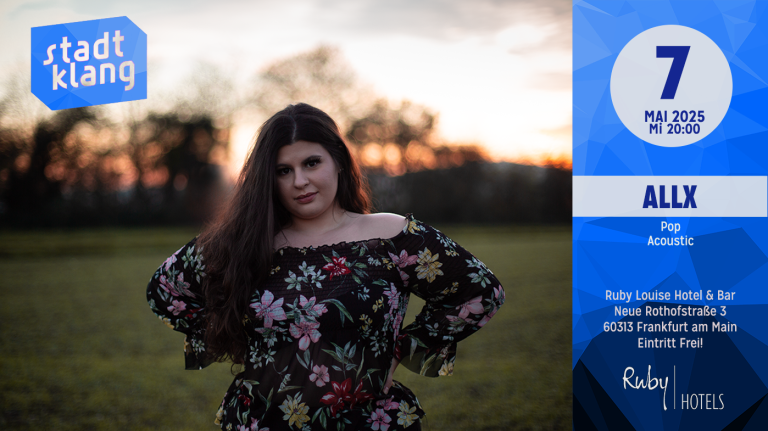 07. Mai 2025 | ALLX | live @ Ruby Louise Hotel & Bar » «stadtklang»