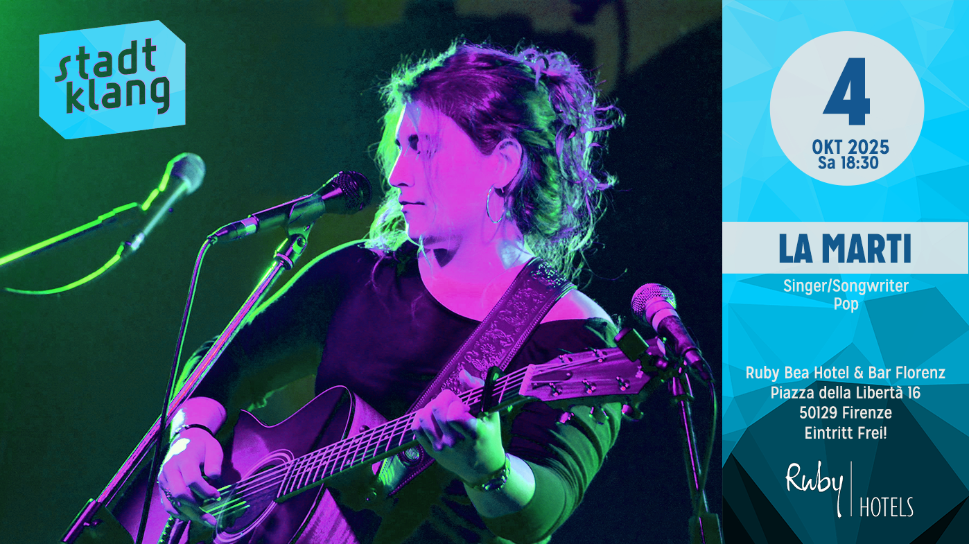 04. Oktober 2025 | LA MARTI | live @ Ruby Bea Hotel & Bar, Florenz ...