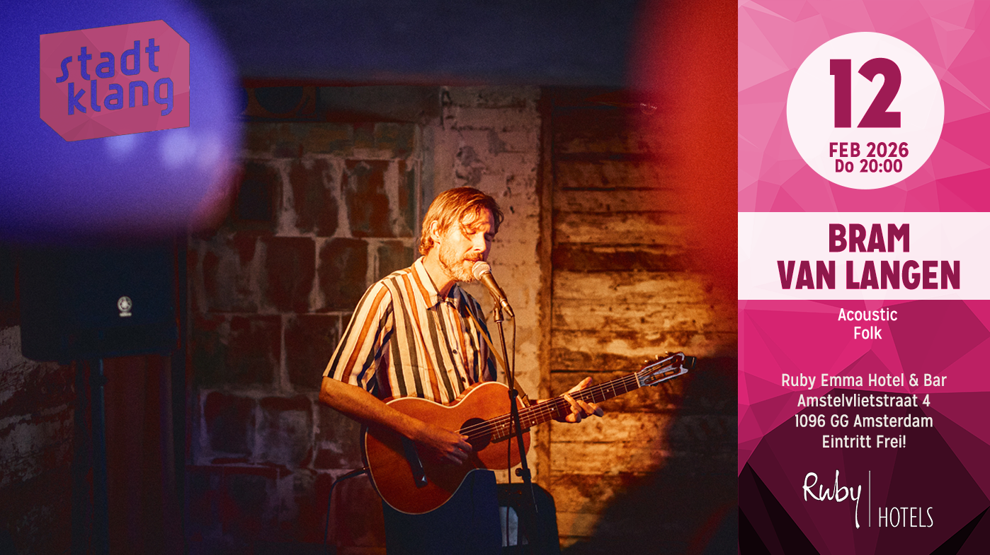 12th of February 2026 | BRAM VAN LANGEN | live @ Ruby Emma Hotel & Bar ...