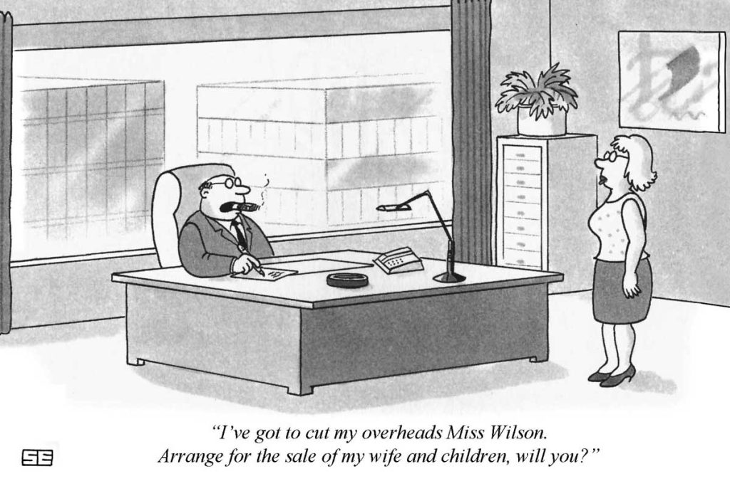 9 cartoons about bosses - Stan Eales cartoons