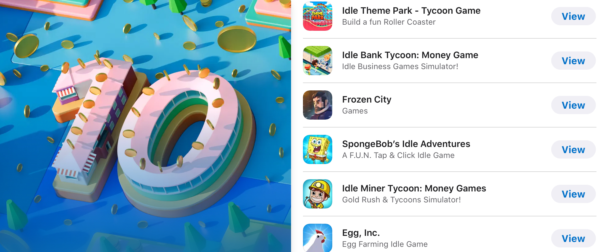 App Store Preview: Top 10 Idle Games - StarAvis