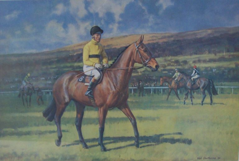 Neil Cawthorne original pencil signed print of Arkle also signed by ...