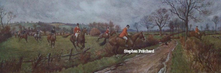 F.A. Stewart Hunting prints The Braes of Derwent Hunt aka Frank ...