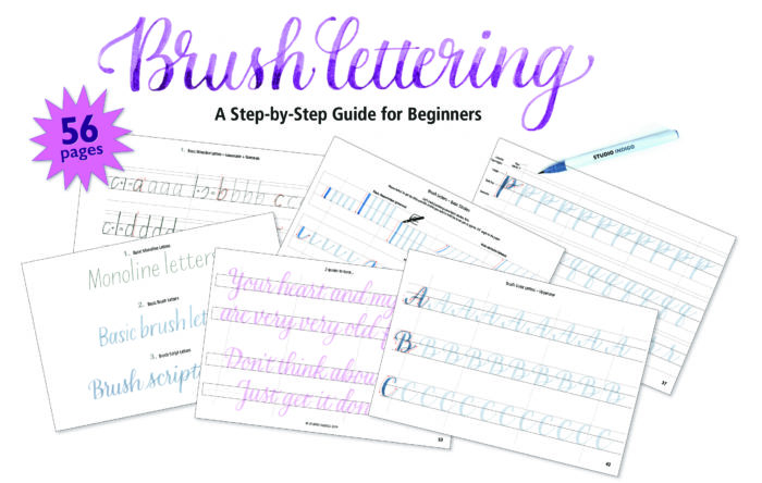 Helena Öhman | Brush kalligrafi för nybörjare. En steg-för-steg guide.