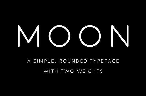 Typo Gratuite Moon par Jack Harvatt I Studio Karma