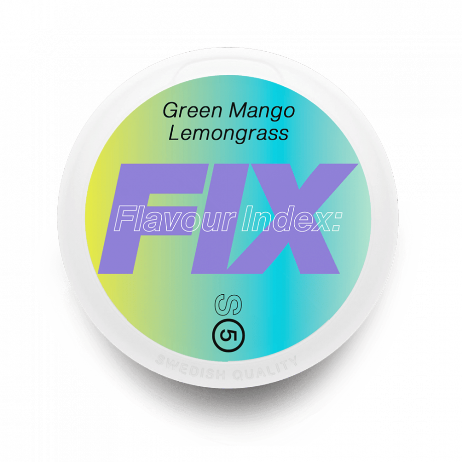 Fix Green Mango Lemongrass All White Snus - Swenico