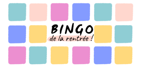 Activité de rentrée : le Bingo pour faire connaissance – Tablettes ...