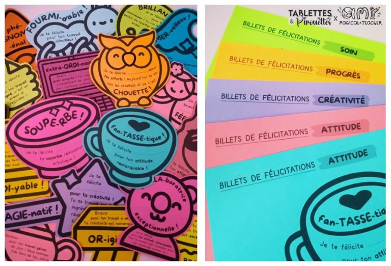 Billets de félicitations – Tablettes & Pirouettes