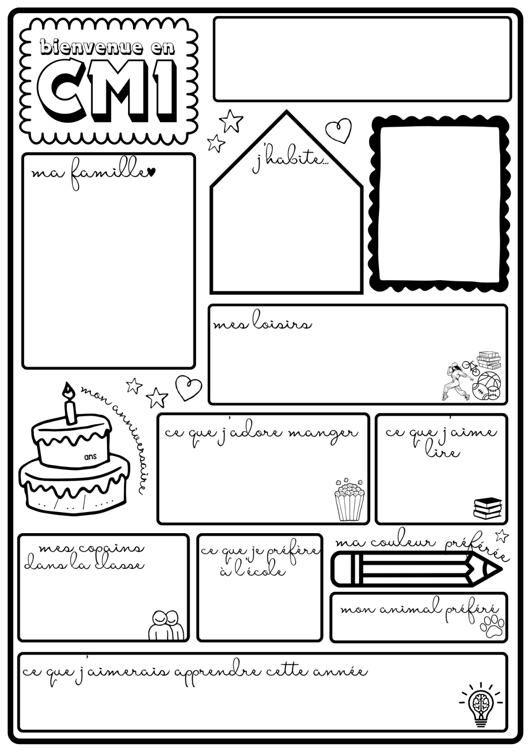 Fiche de présentation pour la rentrée – Tablettes & Pirouettes