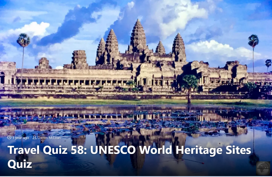 UNESCO World Heritage Site Map - taste2travel