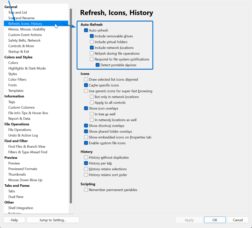 How auto refresh works in XYPlorer - techtooler.com How auto refresh works in XYPlorer - techtooler.com