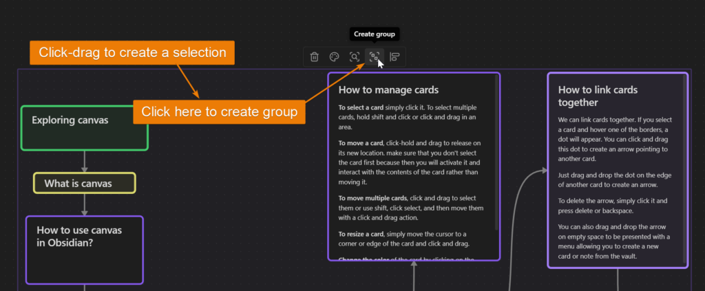 Complete tutorial to canvas in Obsidian - techtooler.com