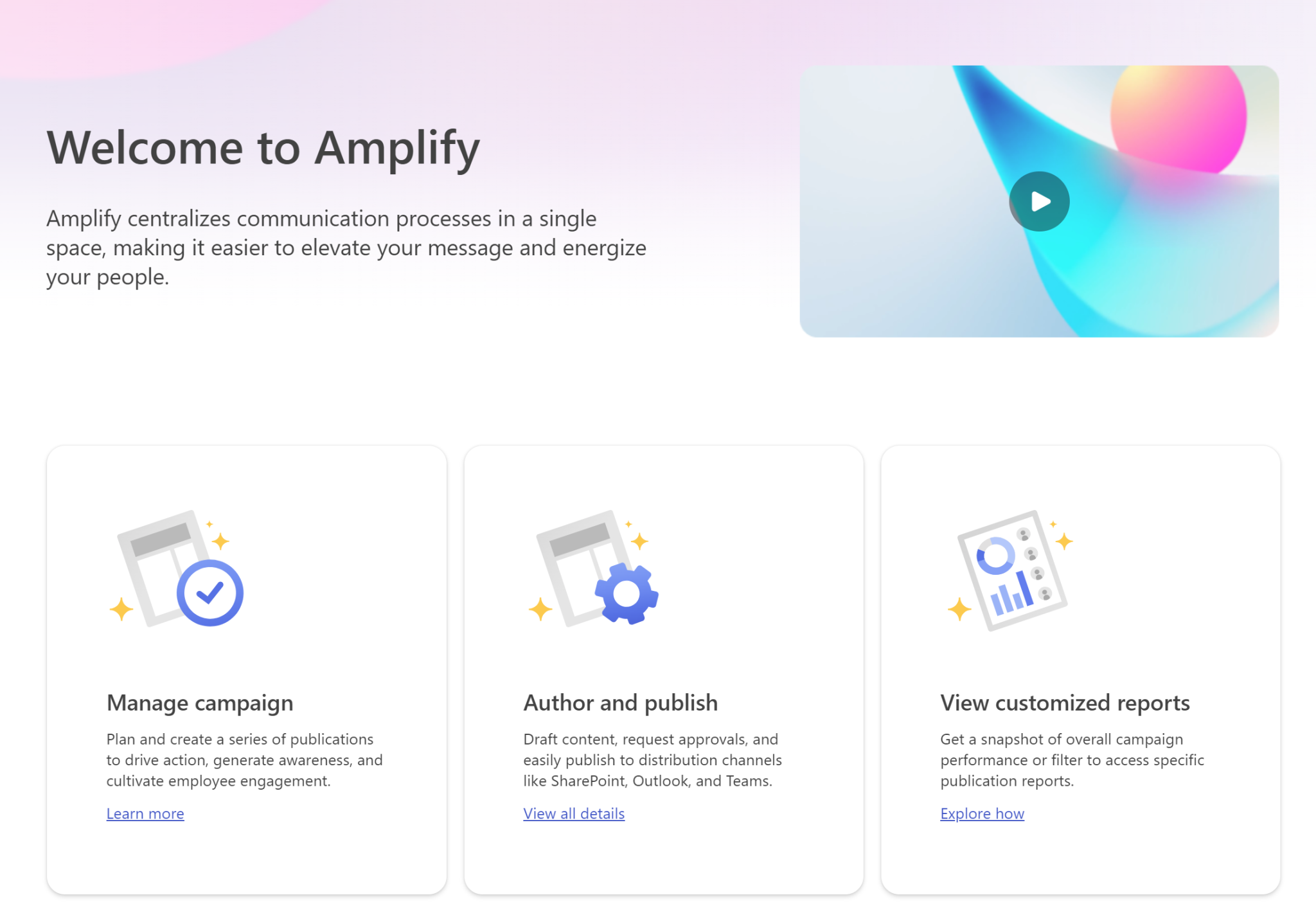 Microsoft Viva Amplify: Streamline and Centralise Employee Communication – the365guru.co.uk