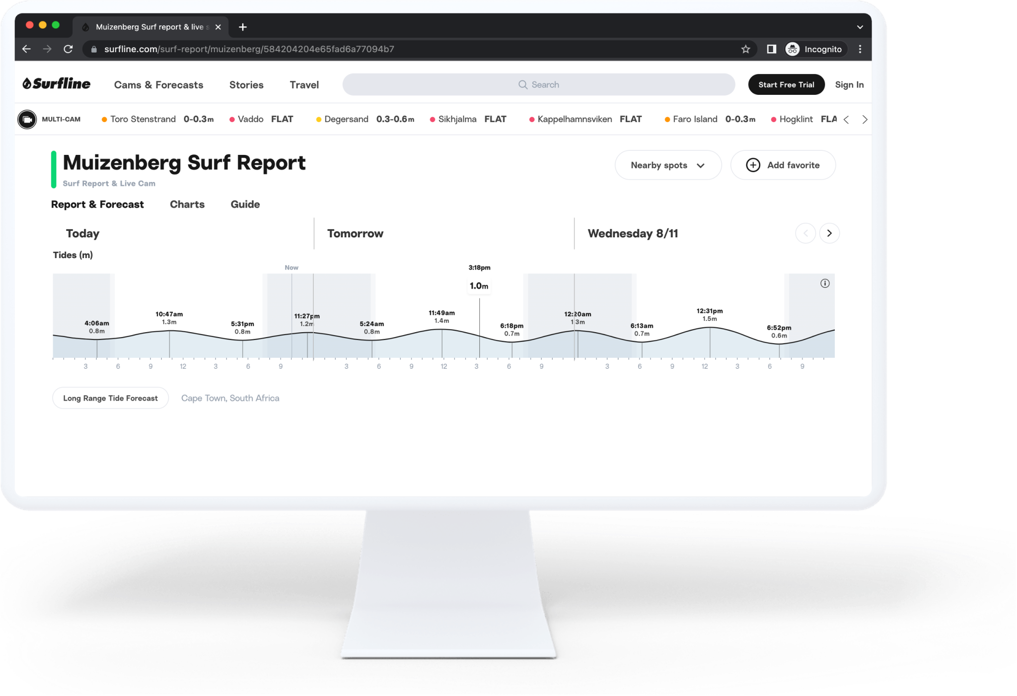 How to read a surf forecast on Surfline for beginners